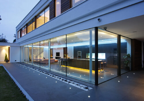 Frameless Glass Wall Facade High Quality Insulated Glass Facade Flat