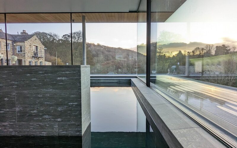 modern glazed pool extension | IQ Glass