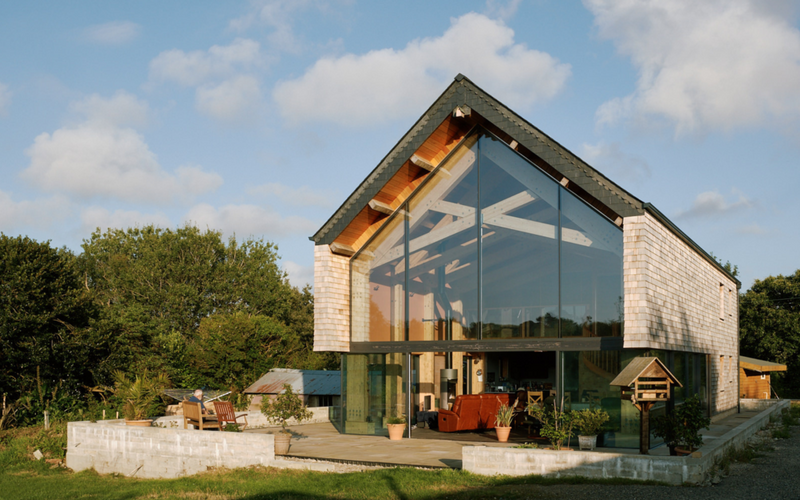 Glass facade with timber frame | IQ Glass