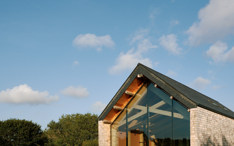 Glass facade with timber frame | IQ Glass