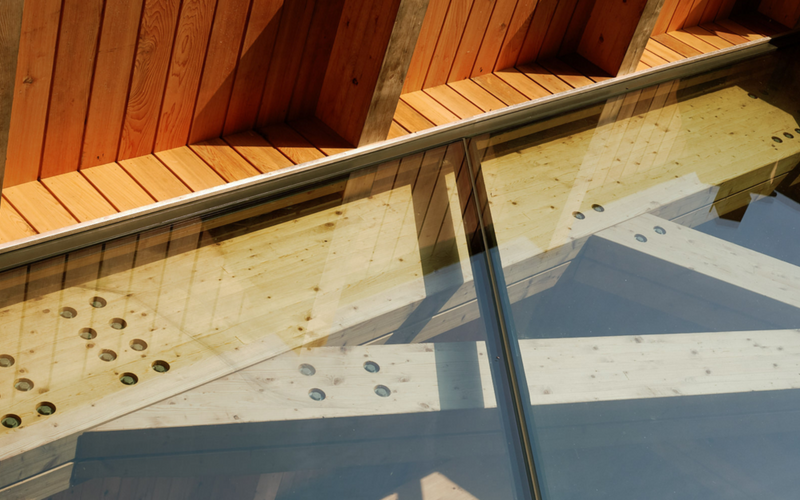 Glass facade with timber frame | IQ Glass